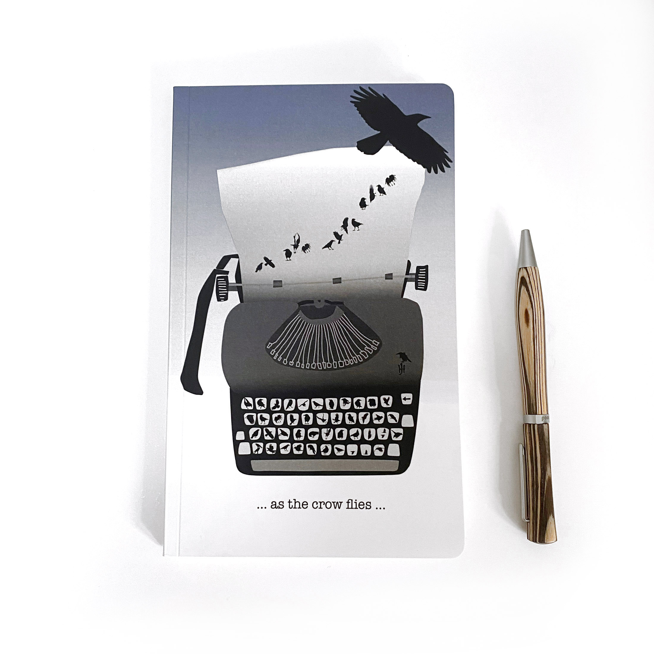 As the Crow Flies Notebook front | The Urban Nature Enthusiast